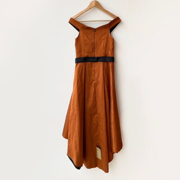 coast | Dresses | Coast Lizetta Bardot Maxi Dress 286 New Gold Copper ...